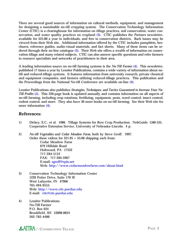 Conservation Tillage | PDF | Agriculture | Industries