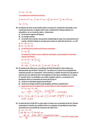 Conservación del momento angular | PDF
