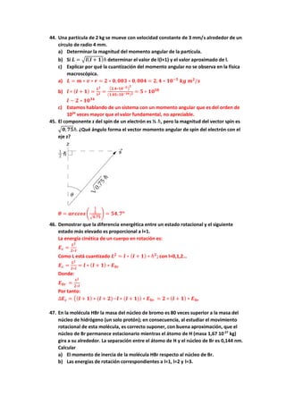 Conservación del momento angular | PDF