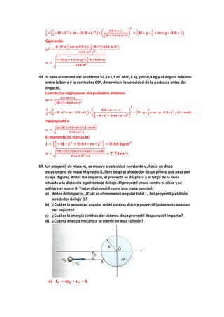 Conservación del momento angular | PDF