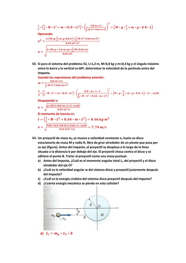 Conservación del momento angular | PDF