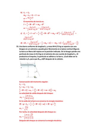 Conservación del momento angular | PDF