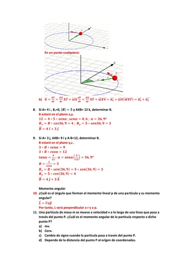 Conservación del momento angular | PDF