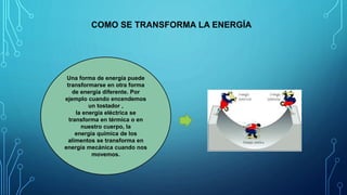 Conservacion de energia | PPTX