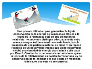 Conservacion de la energia mecanica | PPTX