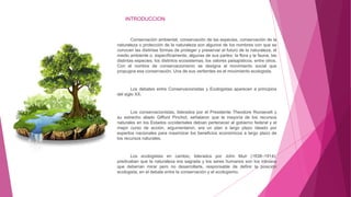 Conservacion del ambiente | PPTX