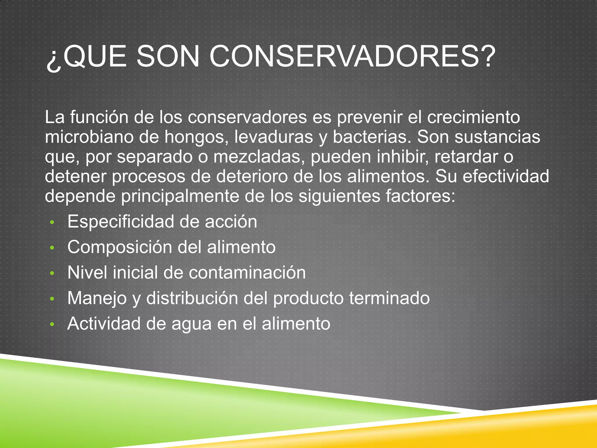 Conservadores en hamburguesas comerciales | PPTX