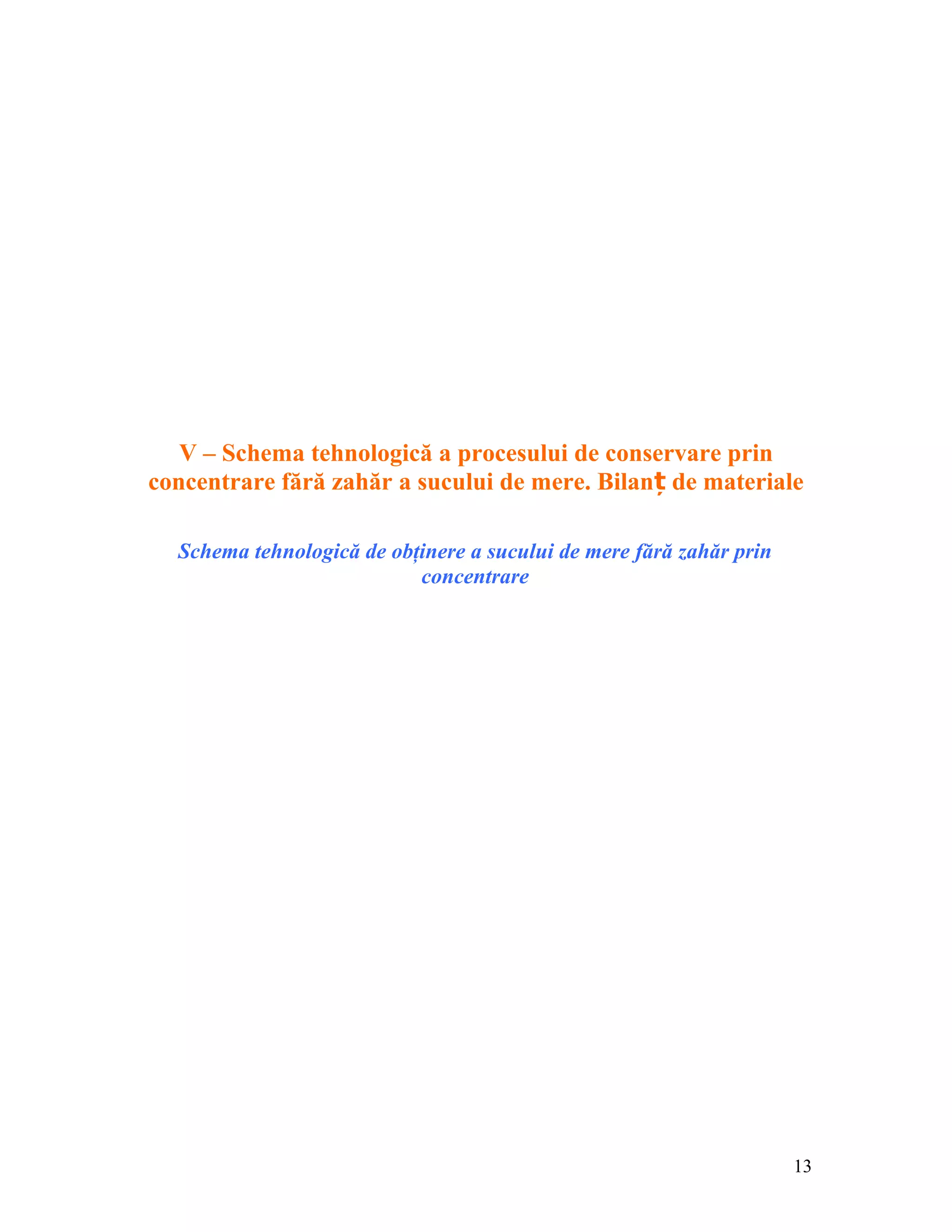 Conservarea prin concentrare, fara zahar, a merelor | DOC