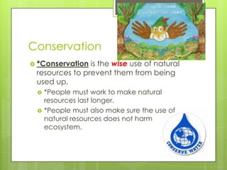 Conservation | PPTX