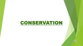 Conservation | PPTX