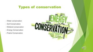 Conservation | PPTX