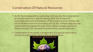 Conservation | PPTX
