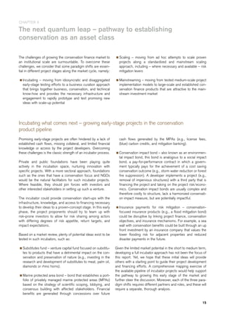 Conservation Finance. From Niche to Mainstream: The Building of an ...
