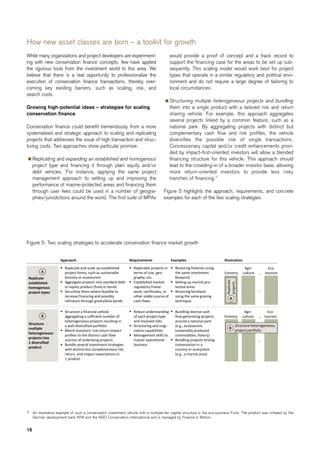 Conservation Finance. From Niche to Mainstream: The Building of an ...