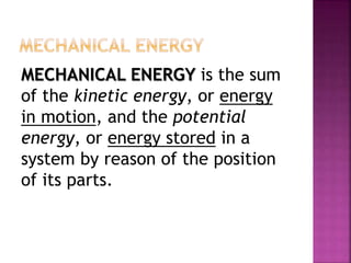 Conservation-of-mechanical-energy.pptx.. | PPTX