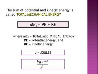 Conservation-of-mechanical-energy.pptx.. | PPTX