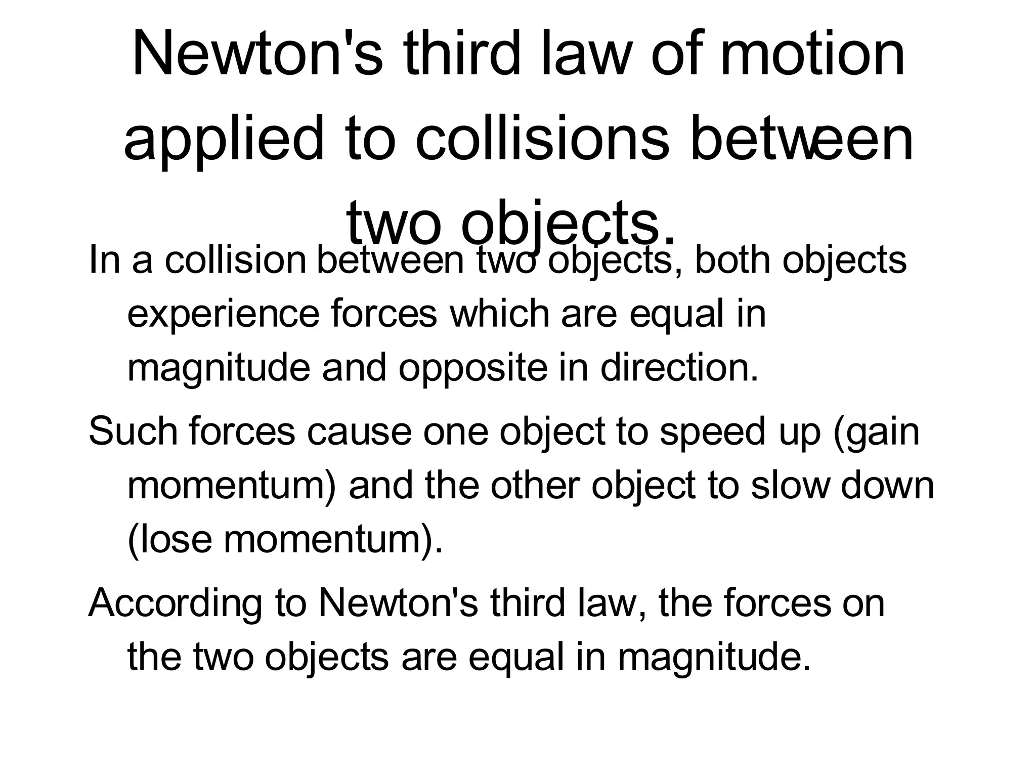 Conservation Of Momentum | PPT