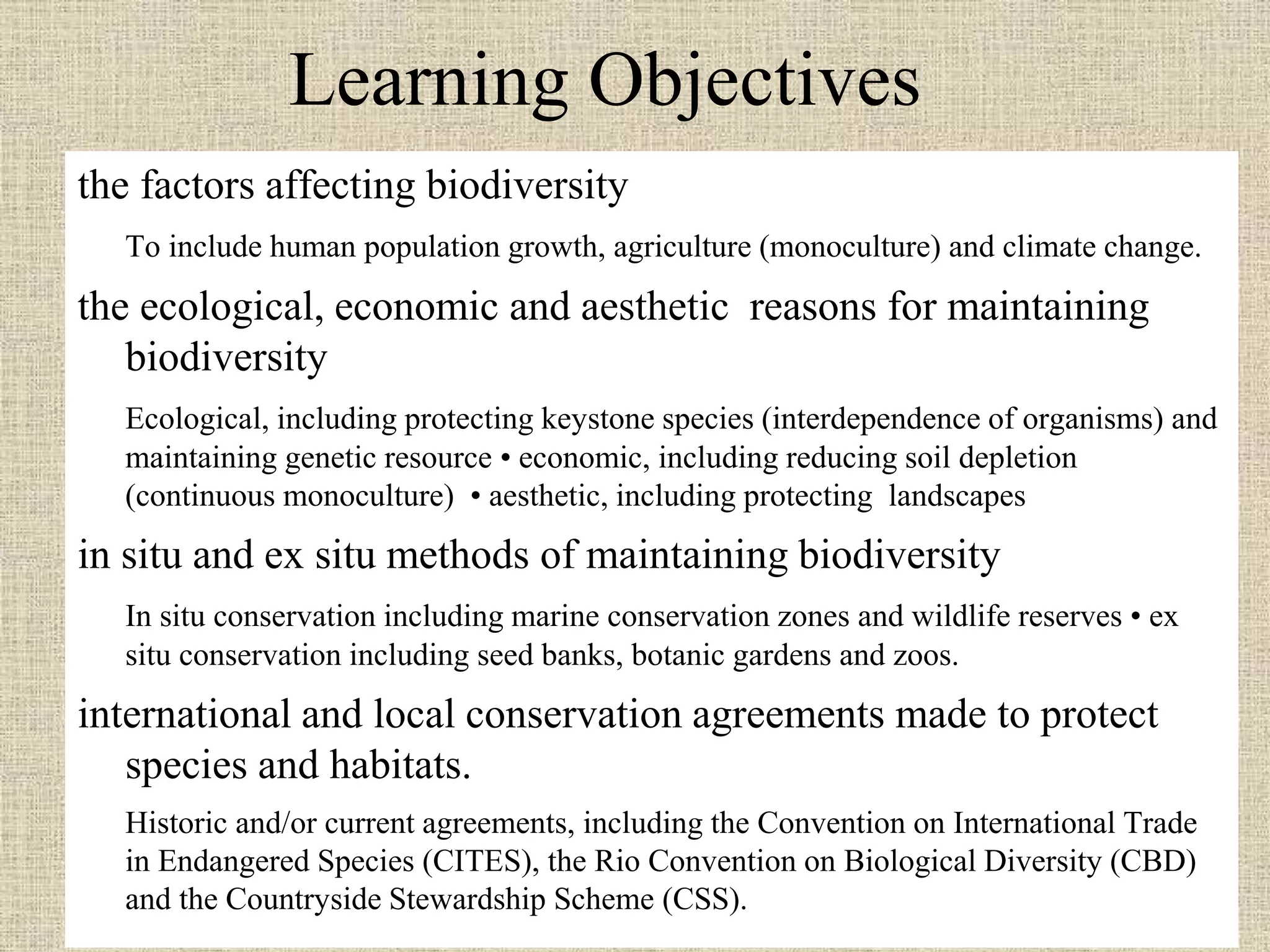 CONSERVATION (1).ppt | Zoos & Aquariums | Attractions
