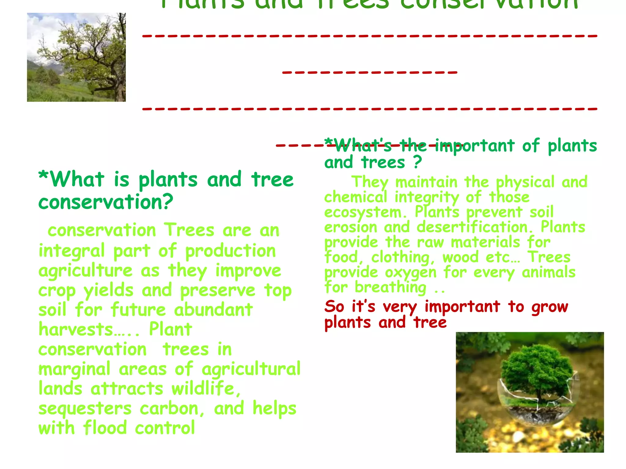Conservation of natural resources | PPTX