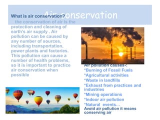 Conservation of natural resources | PPTX