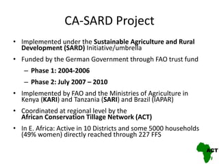 Conservation Agriculture in Africa | PDF