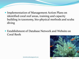 Conservation and management of coral reefs | PPTX