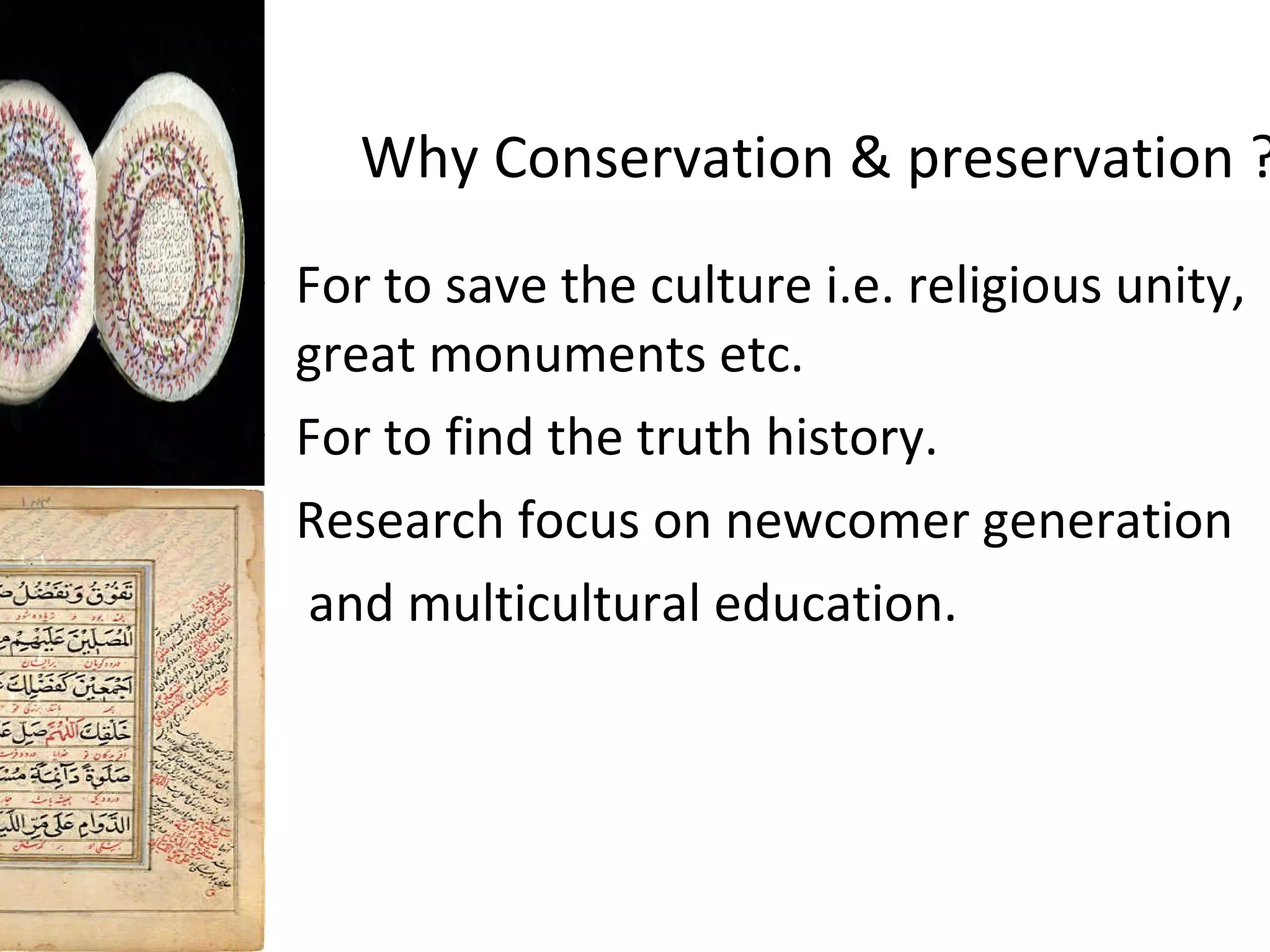 Conservation and preservation of manuscripts | PPT