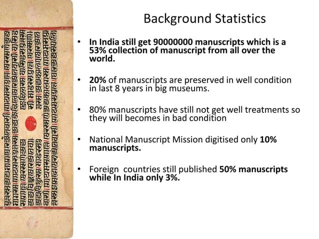 Conservation and preservation of manuscripts | PPT | Stamps and Coins ...