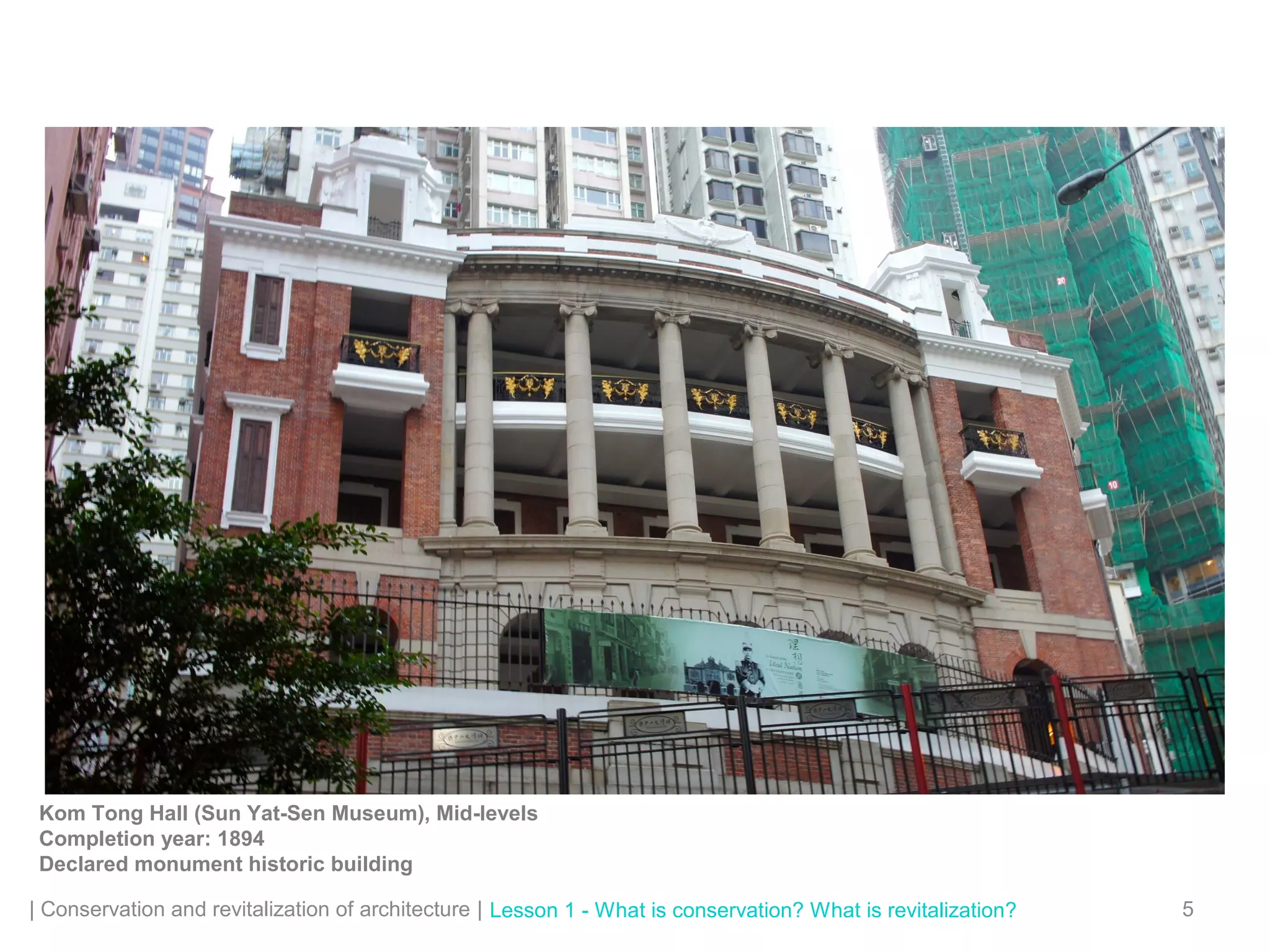 Conservation and revitalization of historic buildings | PPT