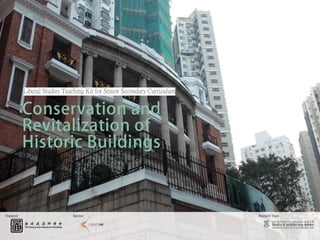 Conservation and revitalization of historic buildings | PPT