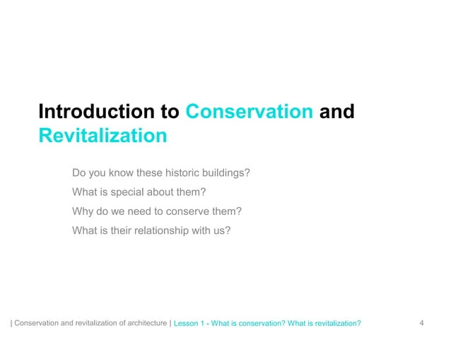 Conservation and revitalization of historic buildings | PPT ...