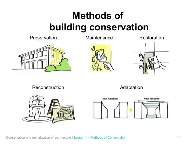 Conservation and revitalization of historic buildings
