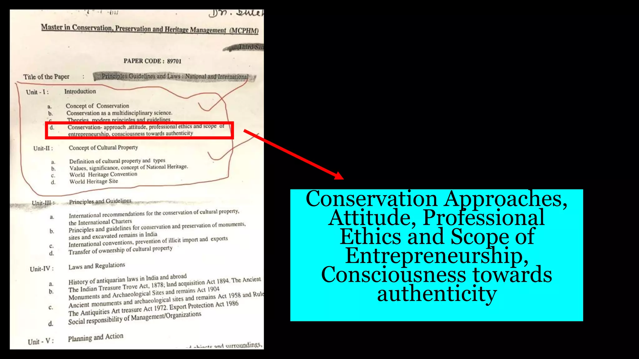 Conservation Approaches, Attitude, Professional Ethics and Scope of ...