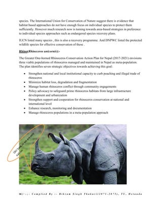 Conservation biology note pdf | PDF