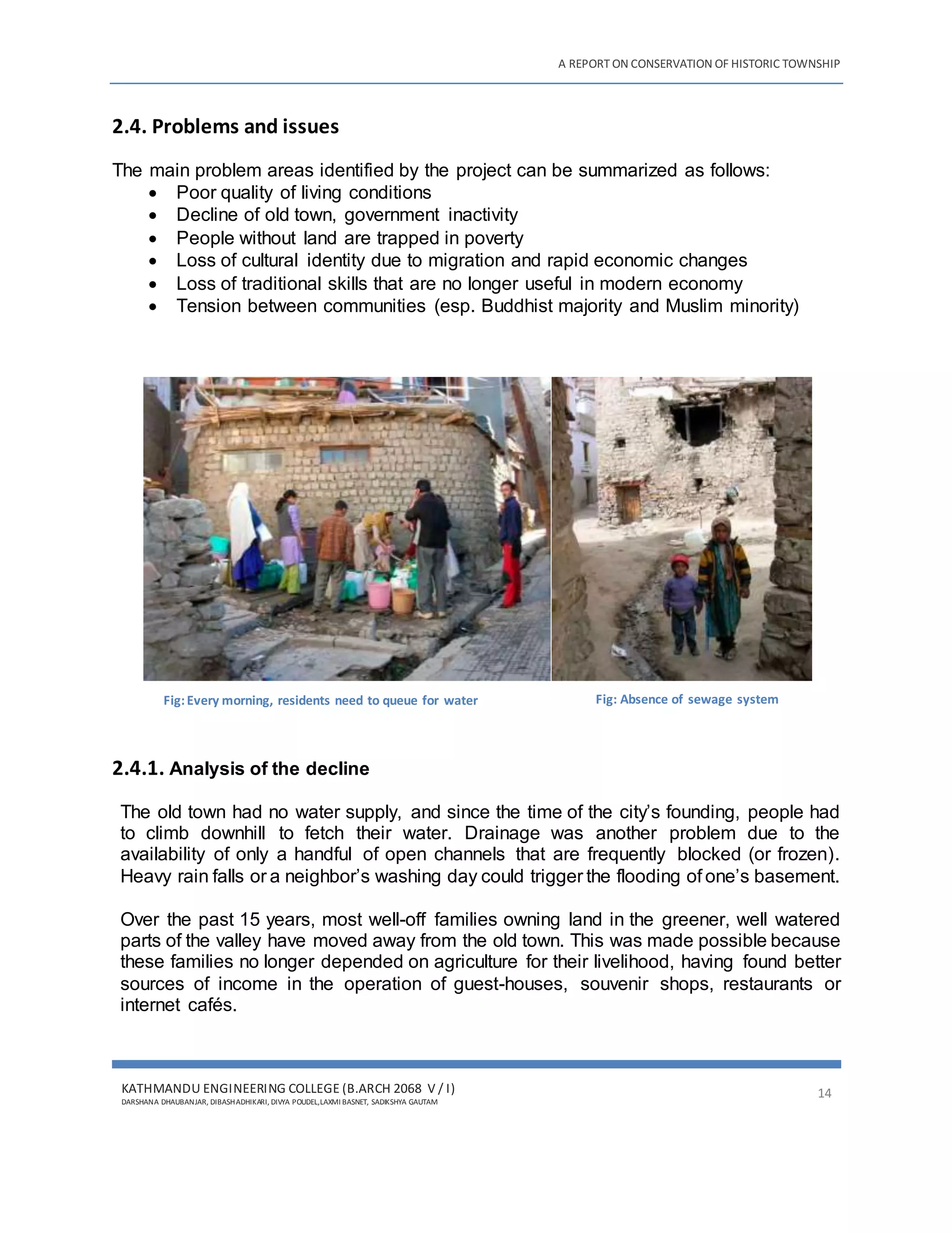 casestudy on conservation of historic township (leh) | DOCX