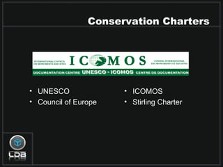 Conservation Charters and Philosophy | PPT