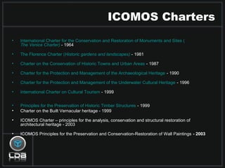 Conservation Charters and Philosophy | PPT
