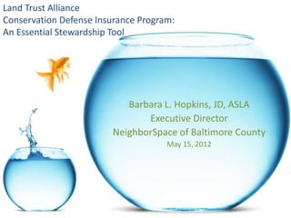 Conservation defense insurance | PPTX | Home Insurance | Insurance