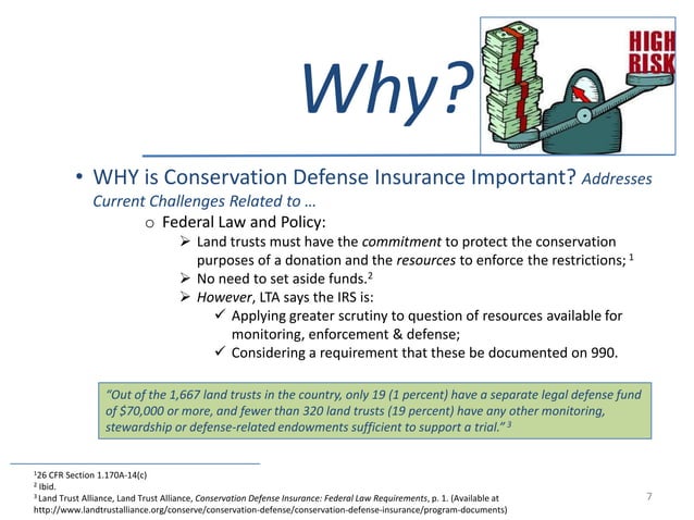 Conservation defense insurance | PPT