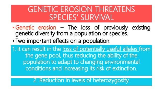 Genetics Chapter 24:Conservation Genetics