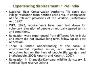 Conservation induced displacement in Odisha | PPT