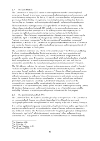 Conservation, land rights and livelihoods in north kenya | PDF