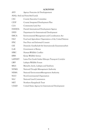 Conservation, land rights and livelihoods in north kenya | PDF