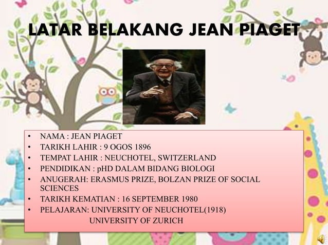 Conservation Jean Piaget | PPTX