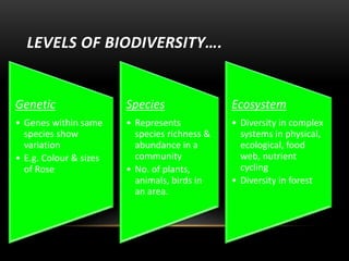 Conservation of biodiversity | PPTX