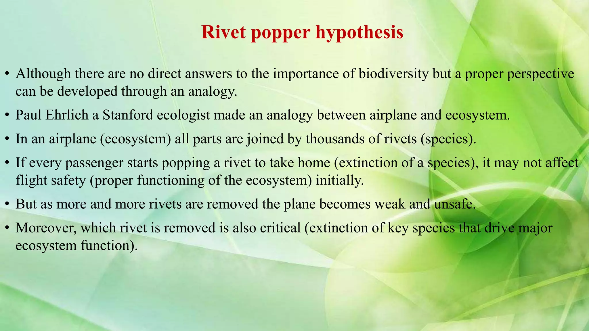 Conservation of biodiversity | PPTX