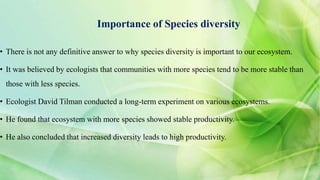 Conservation of biodiversity | PPTX