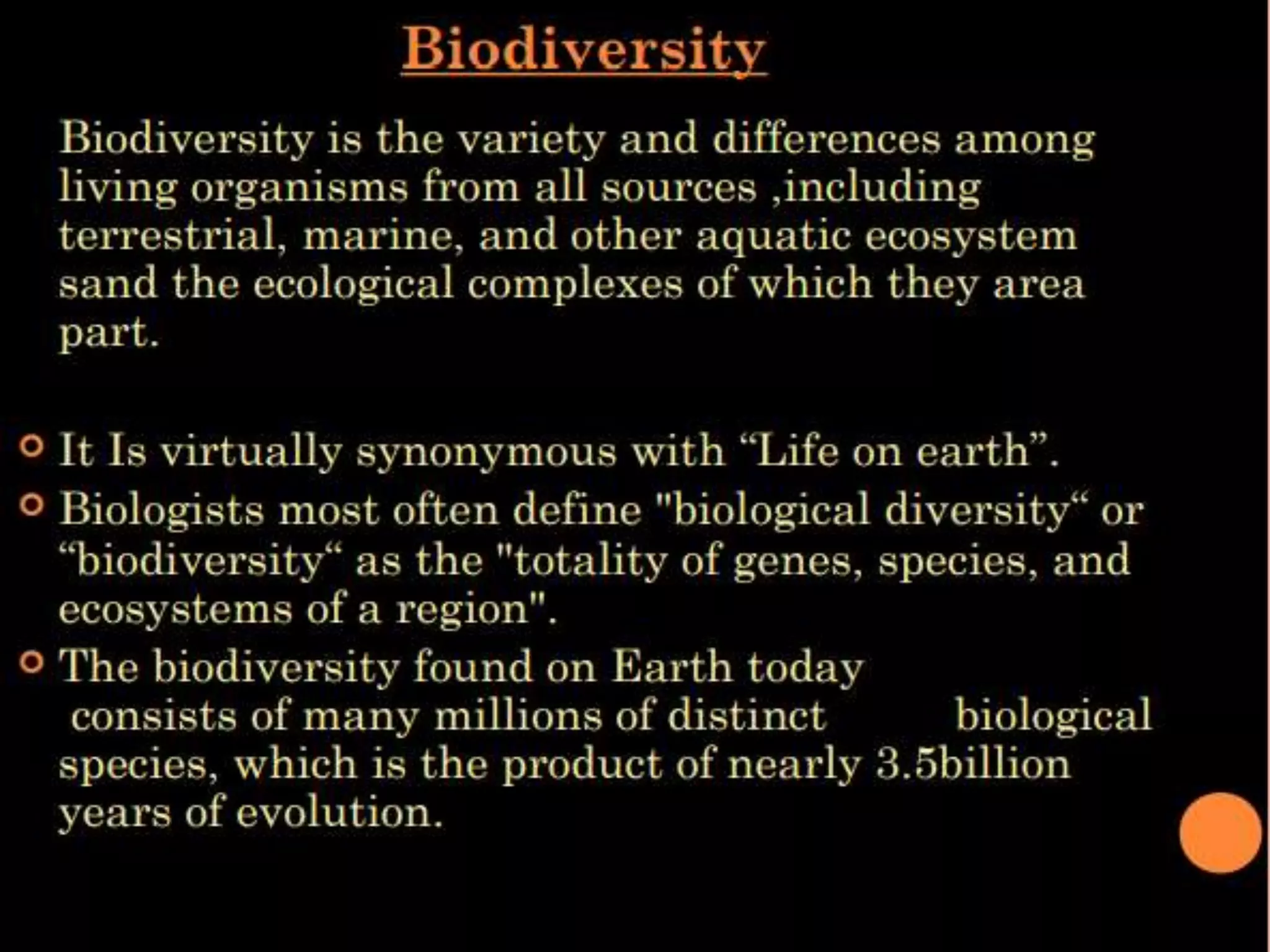 Conservation of biodiversity | PPT