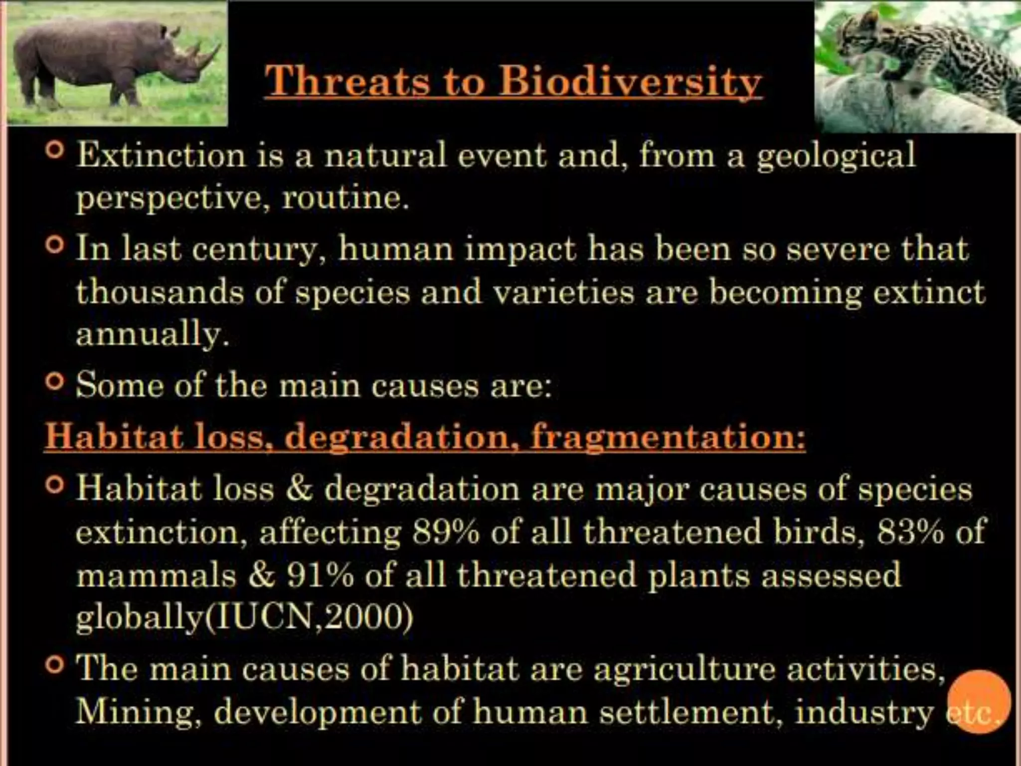 Conservation of biodiversity | PPT
