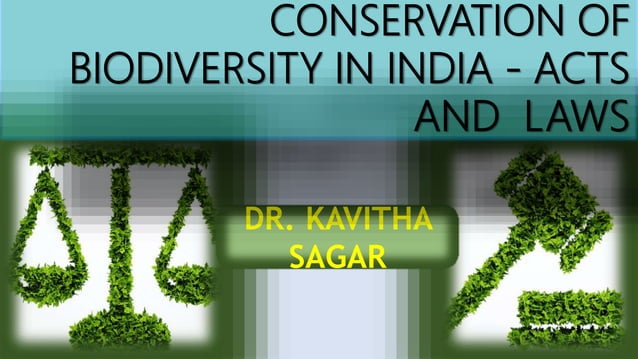 Conservation of biodiversity acts and laws...... | PPT | Environment ...